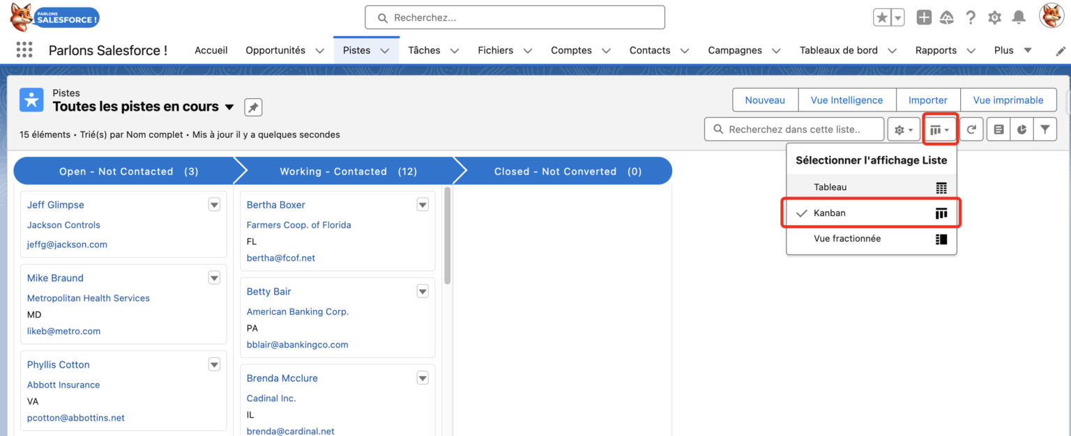 Navigation dans l'interface Salesforce - Parlons Salesforce.fr